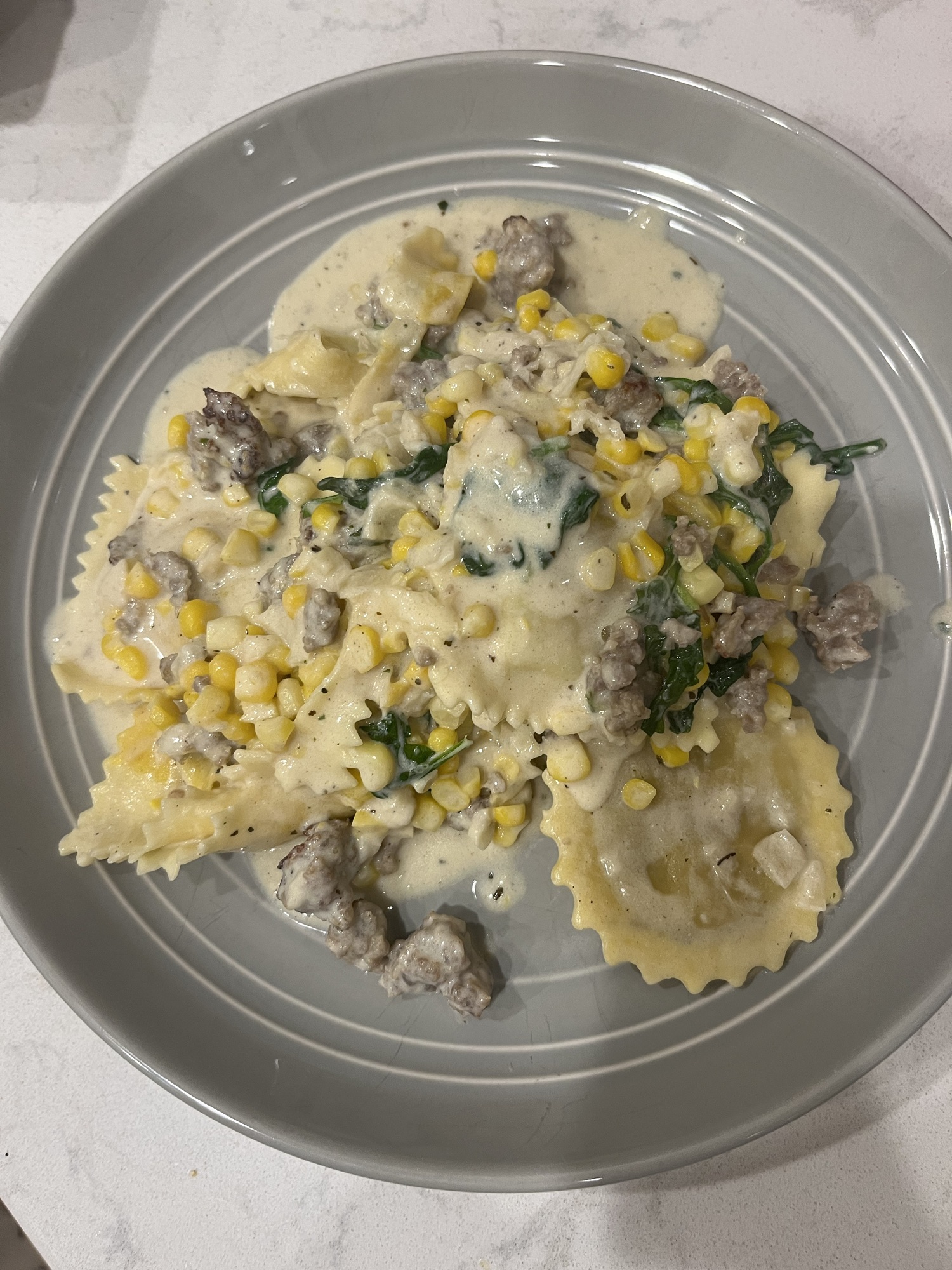 Sweet Corn Ravioli with Browned Butter Whipped Ricotta – Faux Gourmand